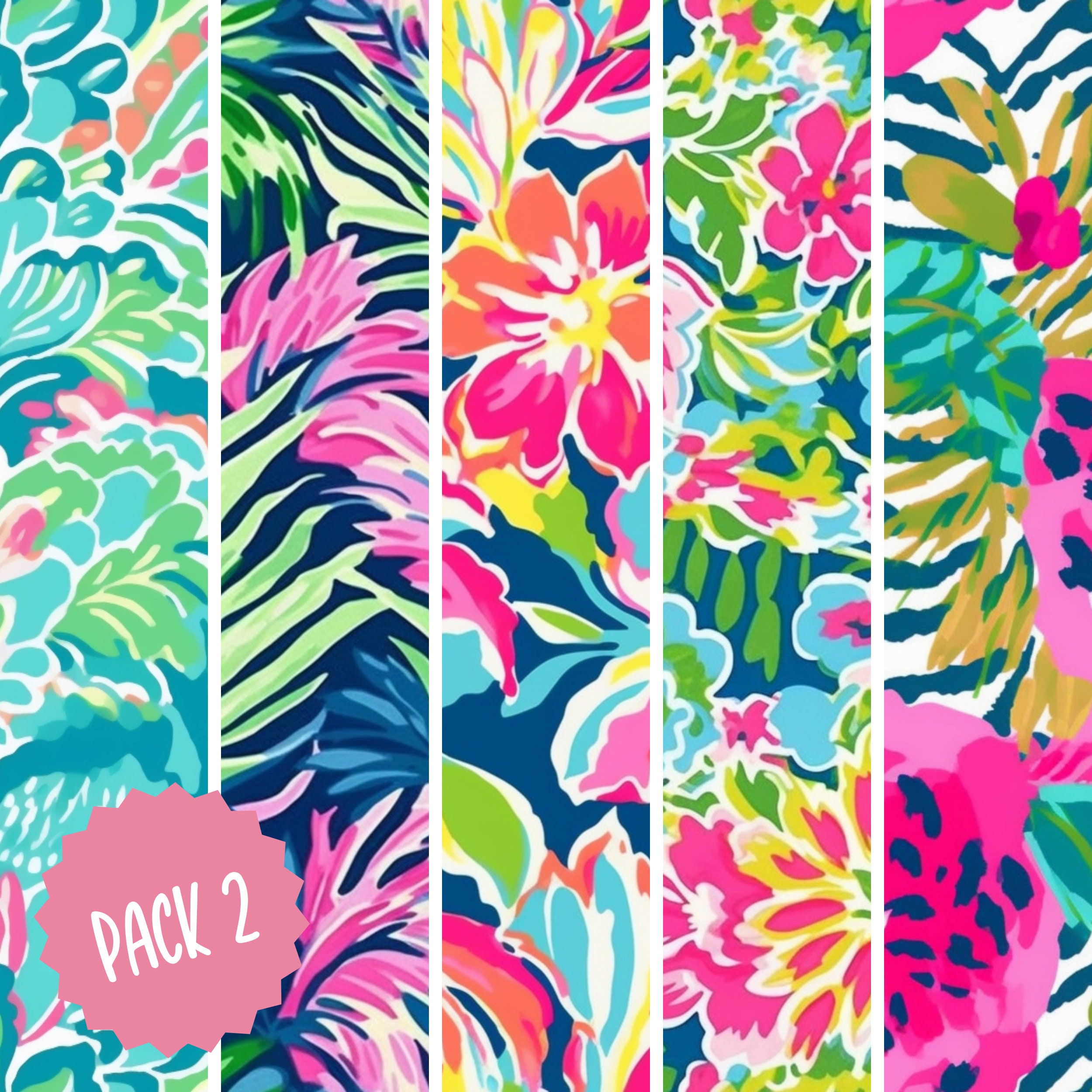 Seamless Tropical Repeating Patterns - MEGA PACK JPEG - 40 Seamless ...