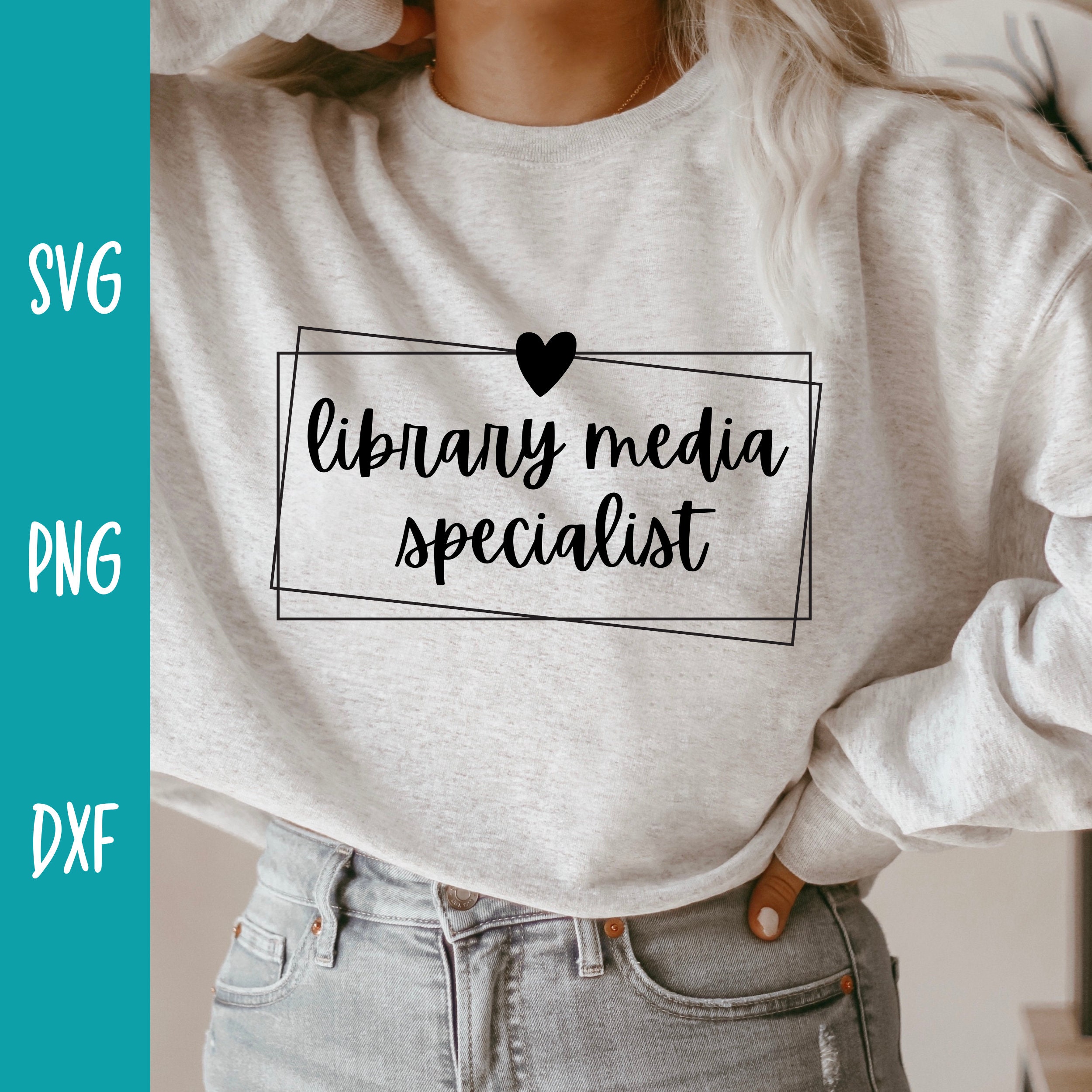 Library Media Specialist Svg - Library Media Specialist Png - Library ...