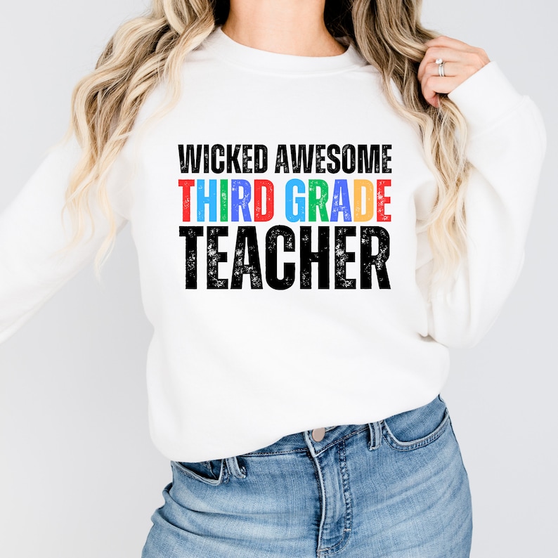 Teacher Svg - Third Grade Teacher Svg - Third Grade Teacher - Teacher ...