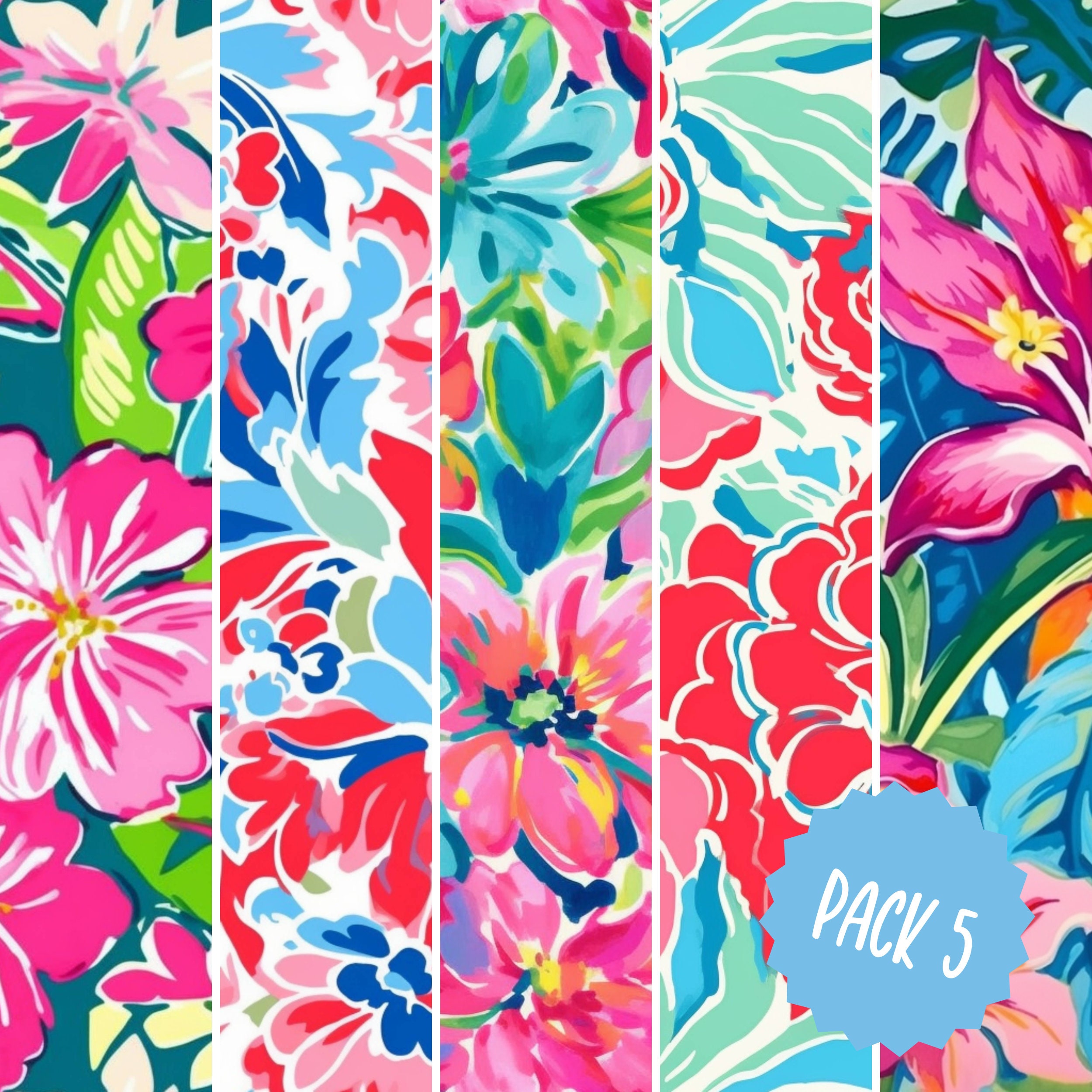 Seamless Tropical Repeating Patterns - MEGA PACK JPEG - 40 Seamless ...
