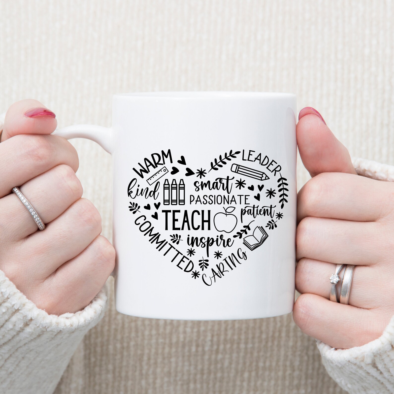 Teacher Svg - Teacher Heart Svg - Teacher Gift Svg - Teacher Heart Png ...