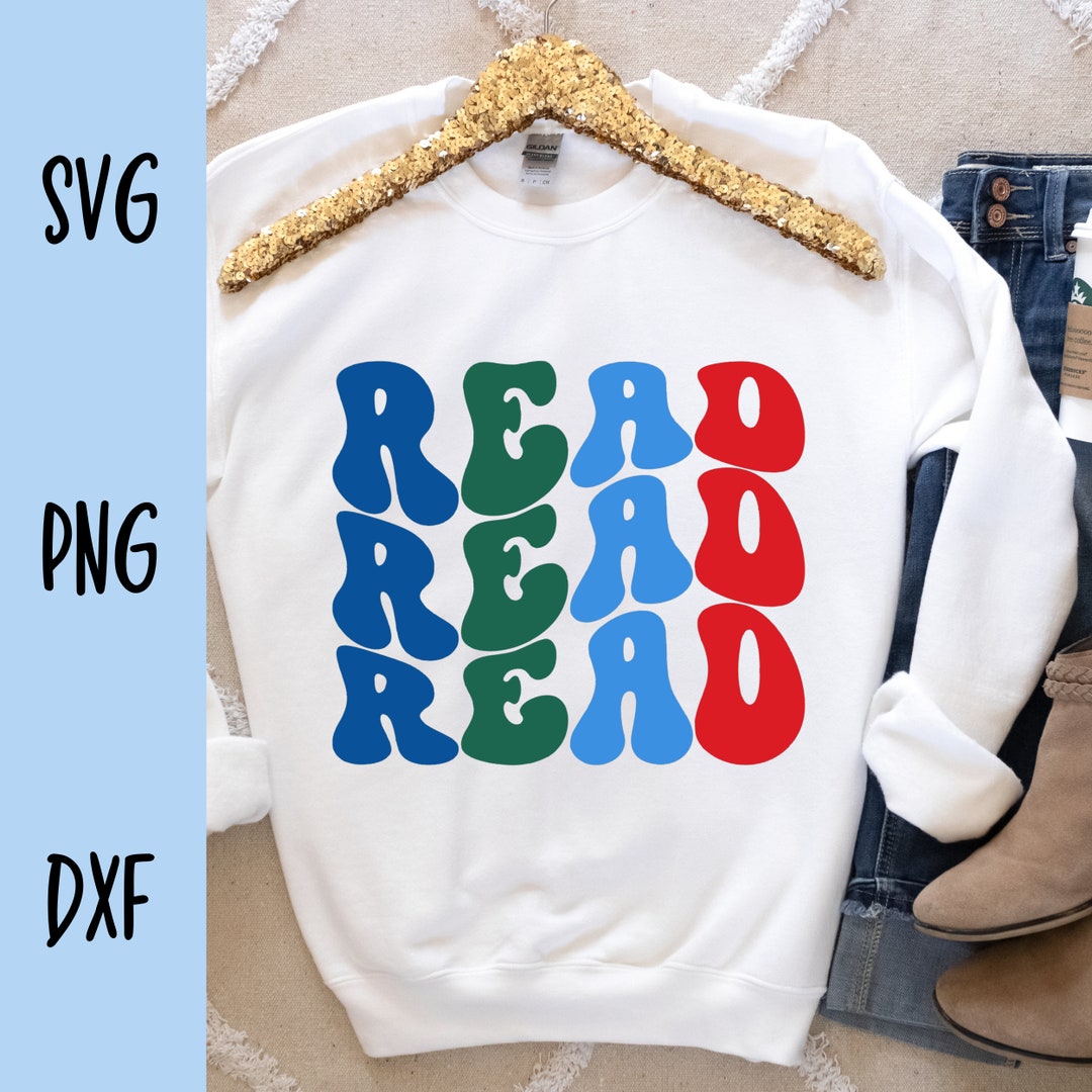 Read Read Read Svg - Reading Svg - Read Png - Reading Png - Digital ...