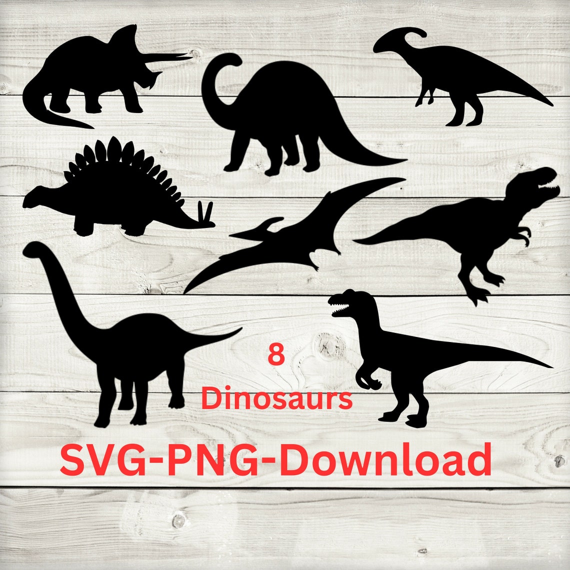 Dinosaur Svg Bundle Dinosaur Clipart Png Dinosaur Silhouette Svg Kids ...