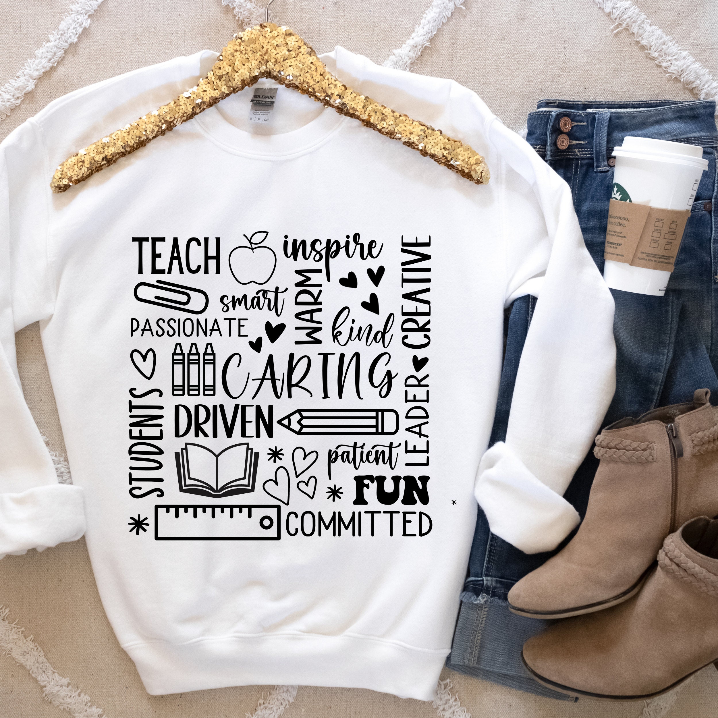 Teacher Appreciation Svg Teacher Word Art Teacher Gift Svg Digital ...