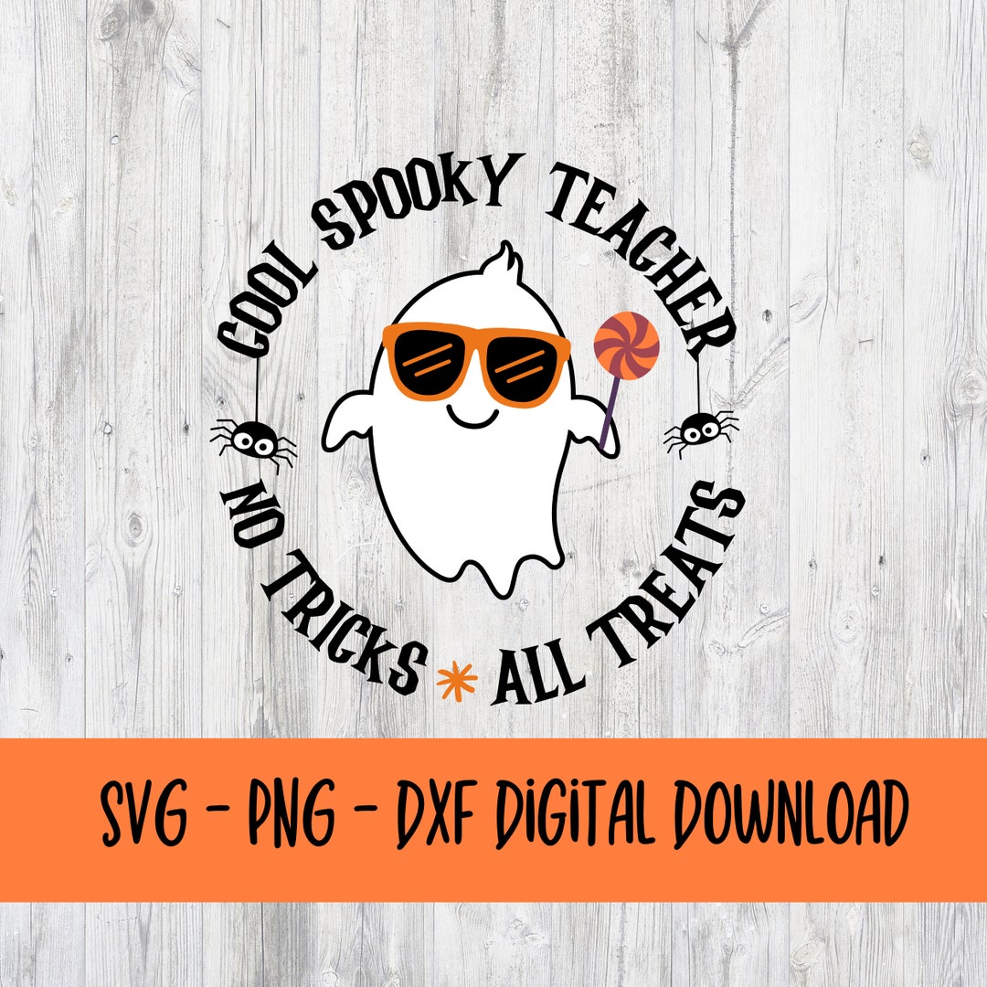 Spooky Teacher Svg - Teacher Halloween Shirt Svg - Teacher Halloween ...