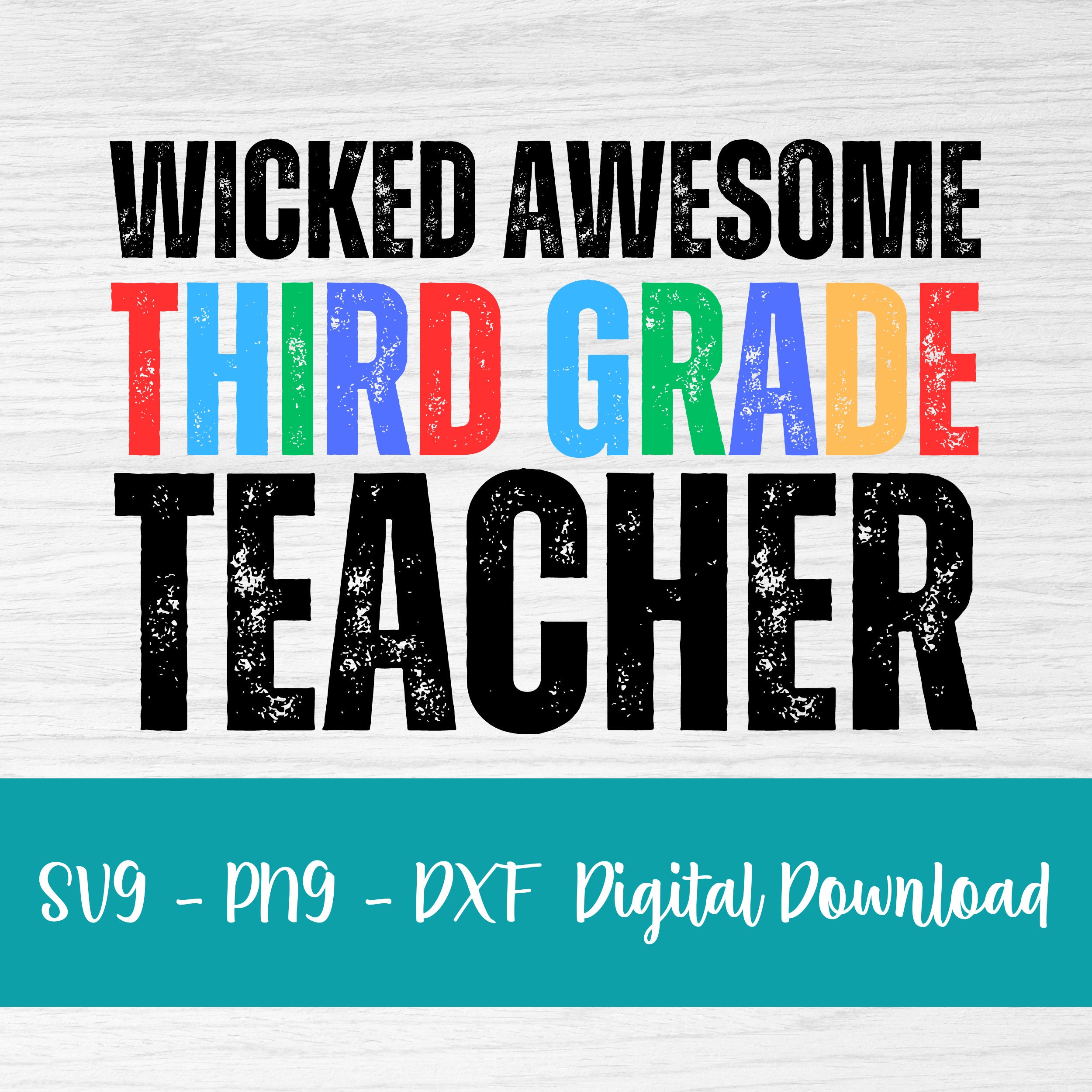 Teacher Svg Third Grade Teacher Svg Third Grade Teacher Teacher Png ...