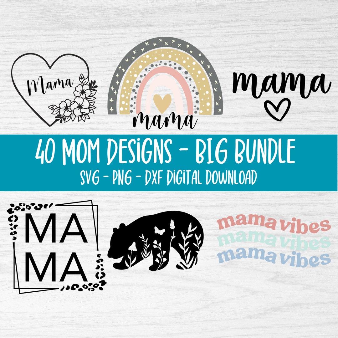 Mom Svg Bundle - BIG BUNDLE - Mothers Day Svg Bundle - Mama Svg Bundle ...