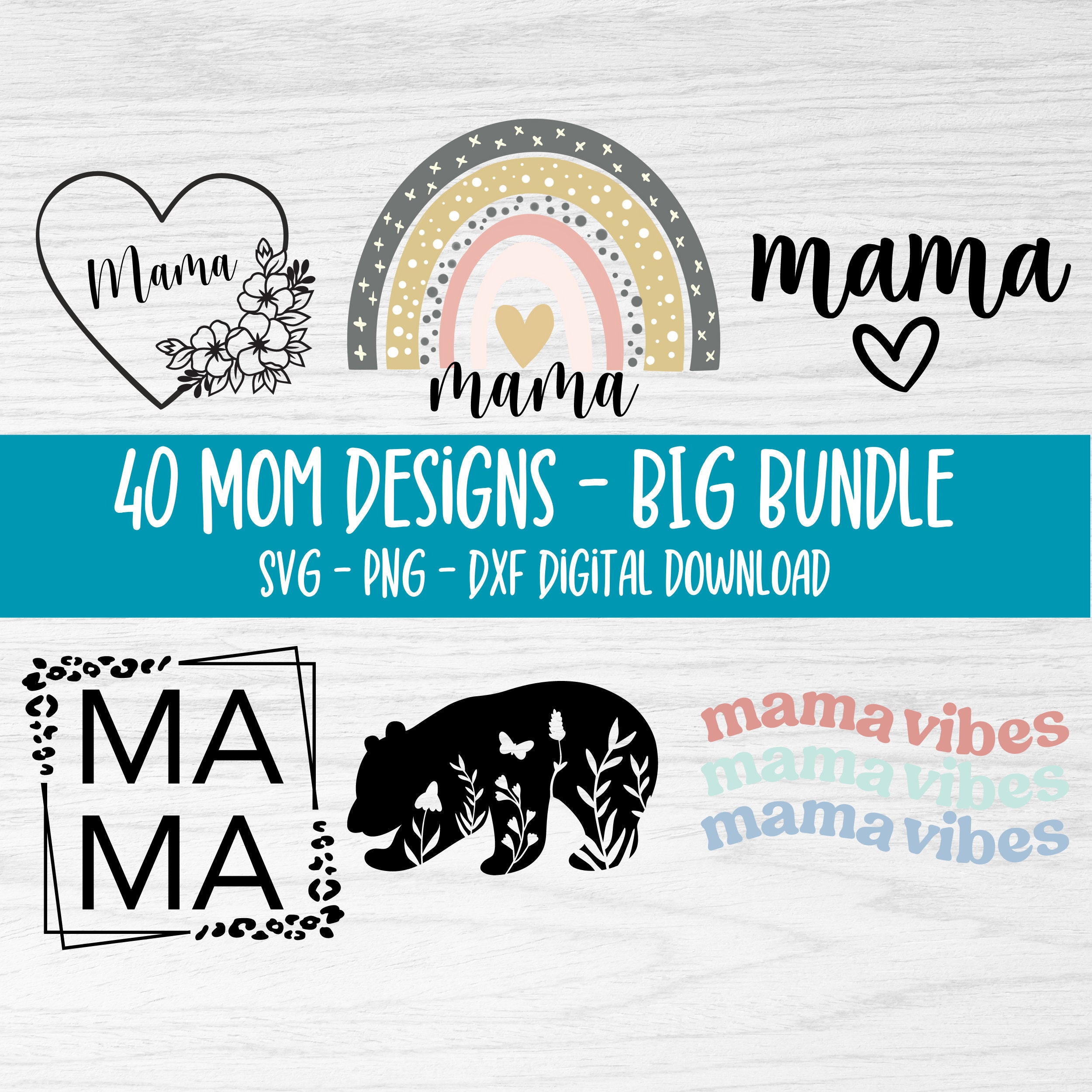 Mom Svg Bundle BIG BUNDLE Mothers Day Svg Bundle Mama Svg Bundle Mama ...
