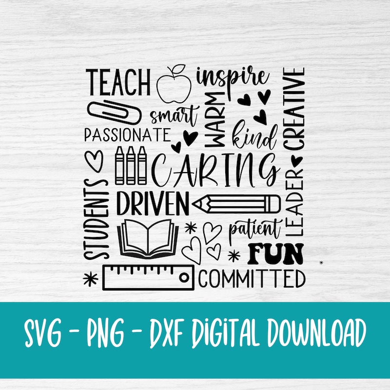 Teacher Appreciation Svg - Etsy