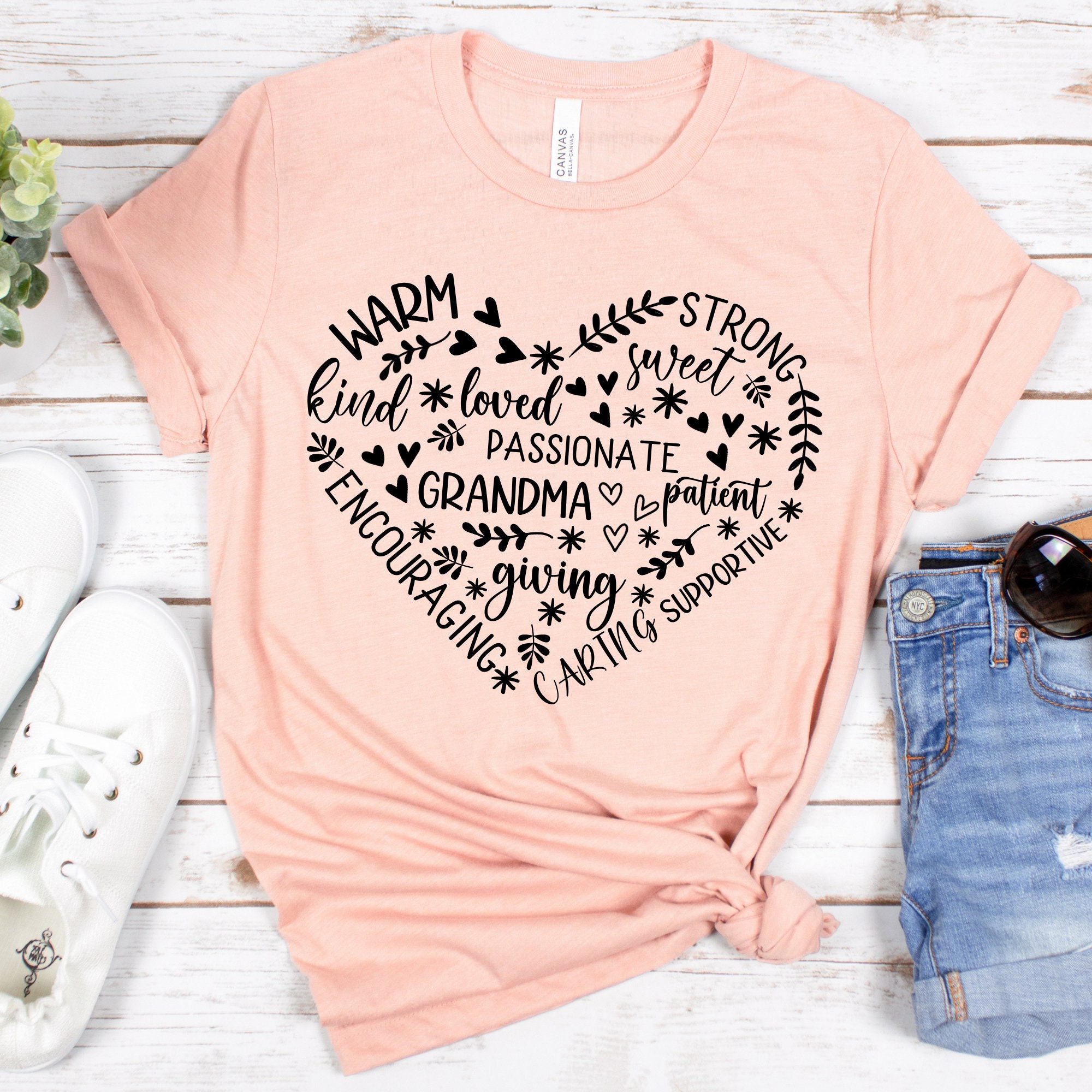 Grandma SVG Design - Grandma Heart Svg - SVG File for Cricut - Grandma ...