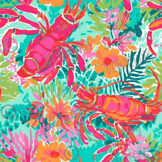 Lilly Pulitzer Sea Life Pattern