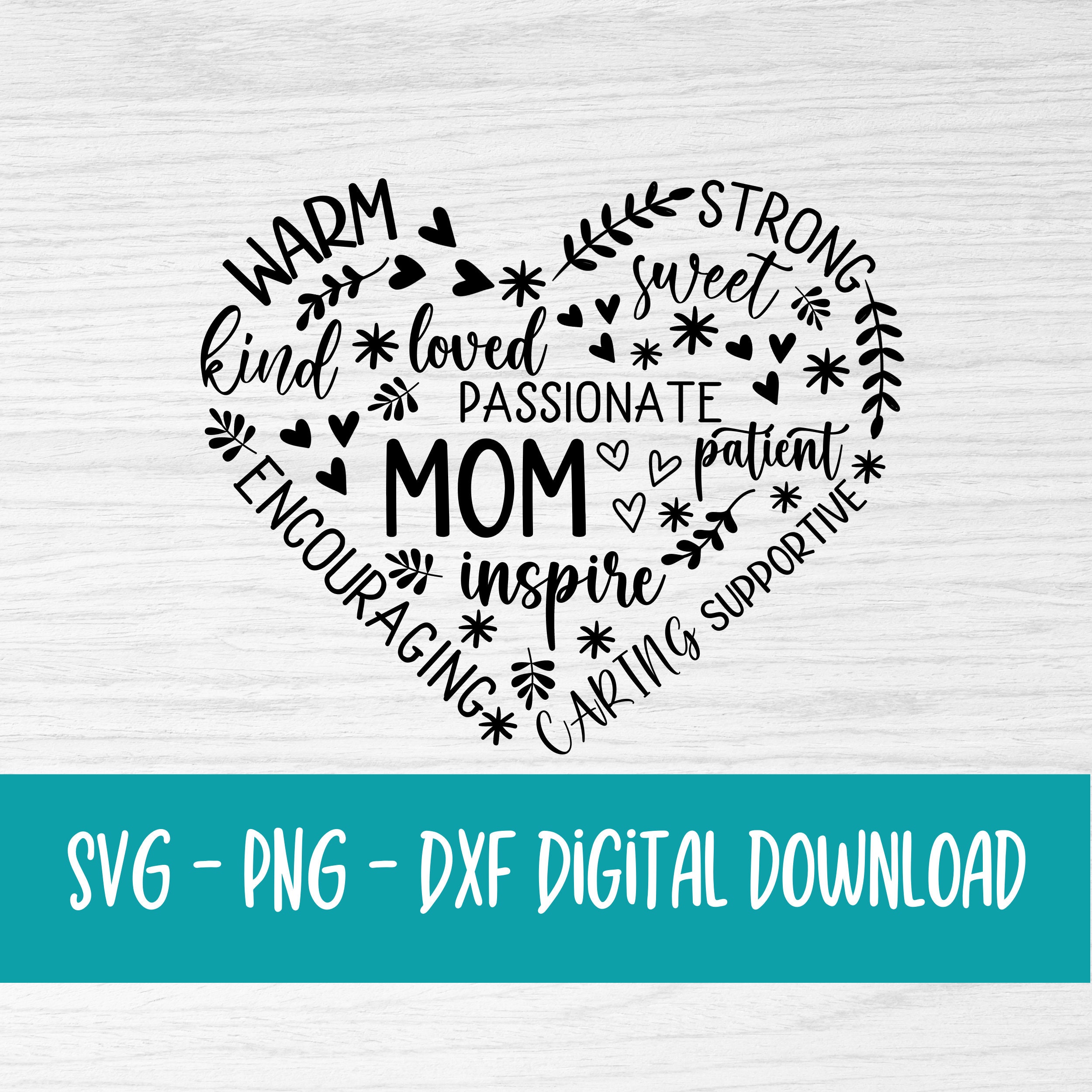 Mom Heart Svg, Mom Svg, Shirt, Mama Svg, Heart Svg, Mother Svg, Mothers ...