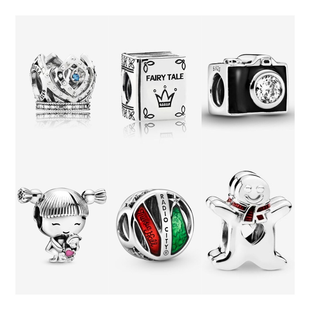 Authentic PANDORA 925 Sterling Silver Handmade Charm String - Etsy