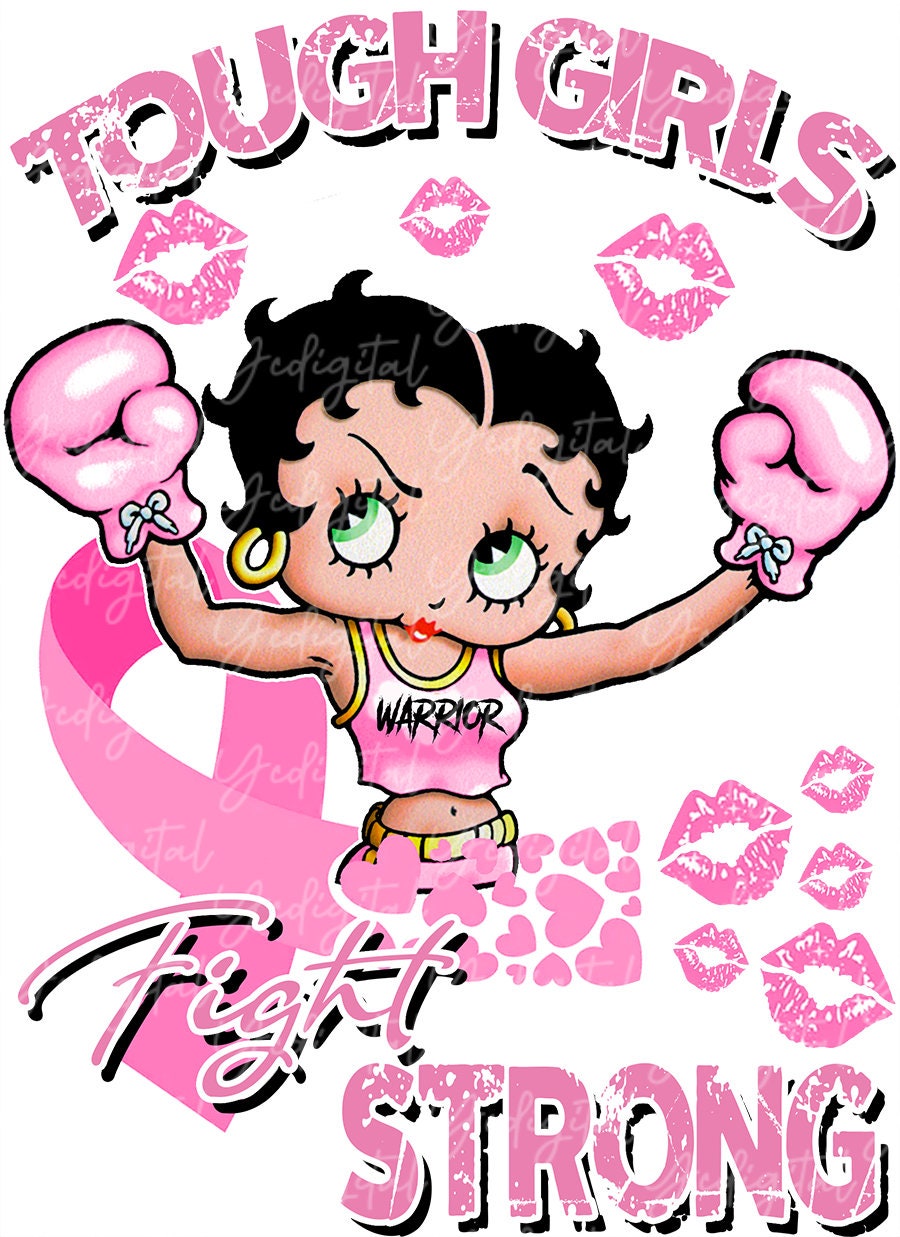 Tough Girls Awareness Digital PNG File Breast Cancer Awareness - Etsy