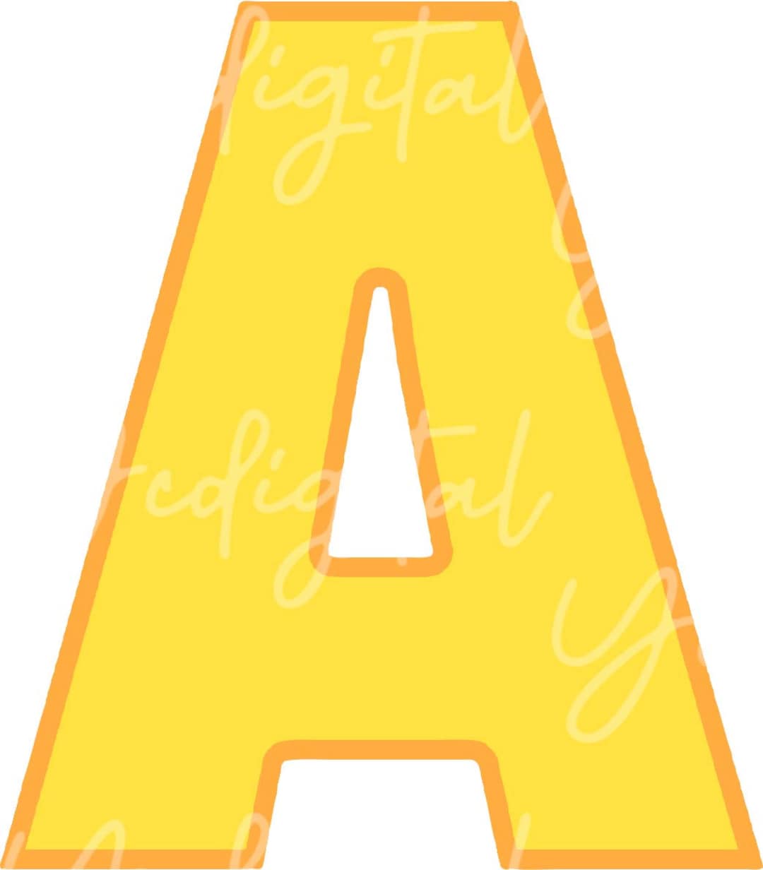 Capital Letter A | Digital Download | PNG, JPEG, SVG | - Etsy