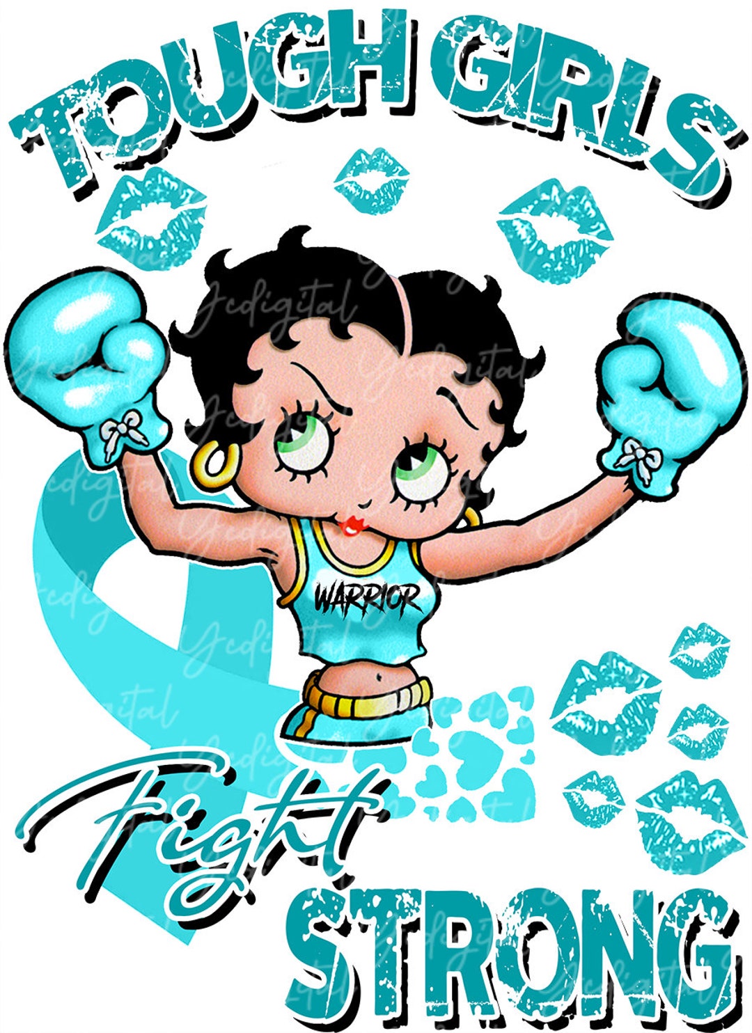 Tough Girls Awareness Digital PNG File | Ovarian Cancer - Etsy