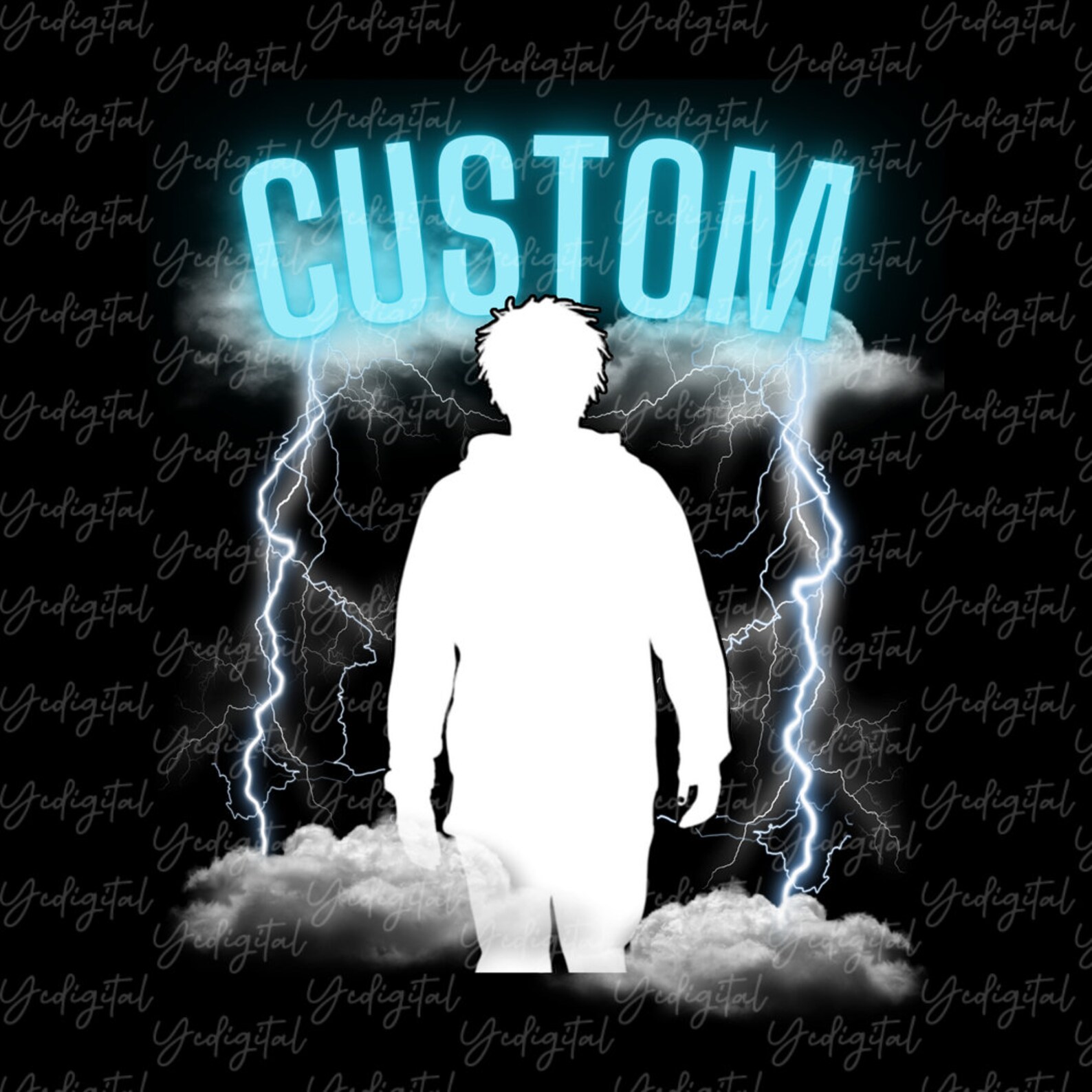 CUSTOM Your Bootleg Design, Customize Text Bootleg Idea, Thunder-sky ...