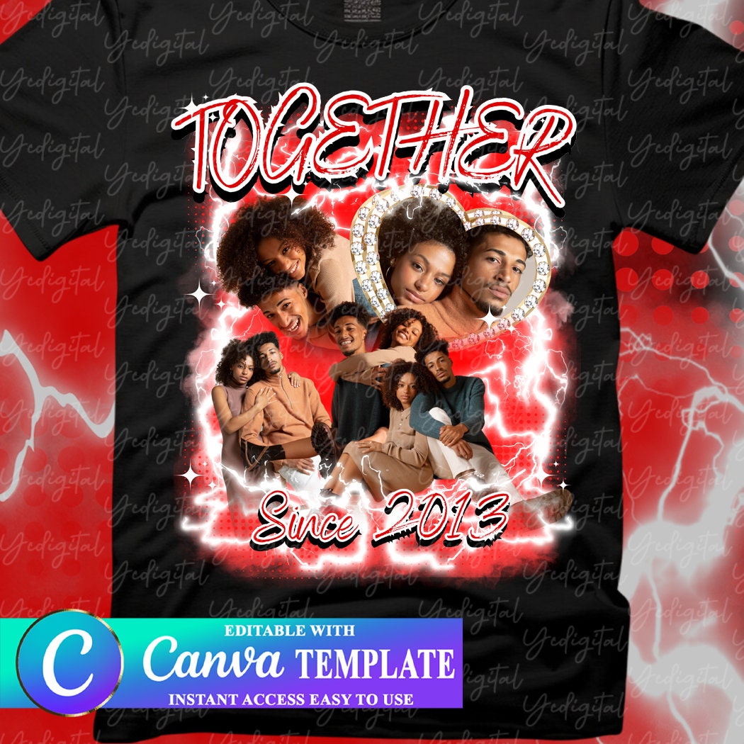 CUSTOM Your Bootleg Design, Customize Text Bootleg Idea, Red Design W ...