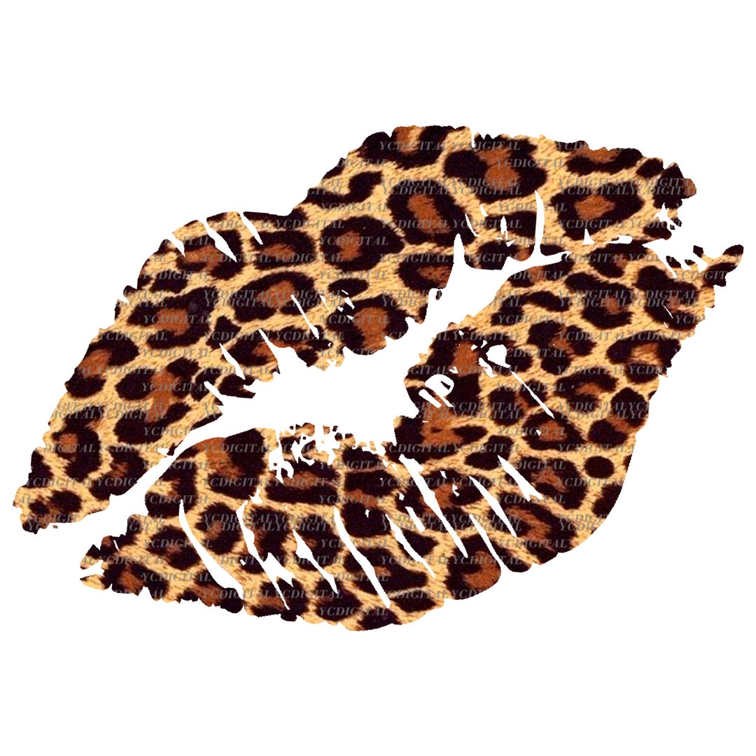 Leopard Lip PNG, Animal Print, Digital Download - Etsy
