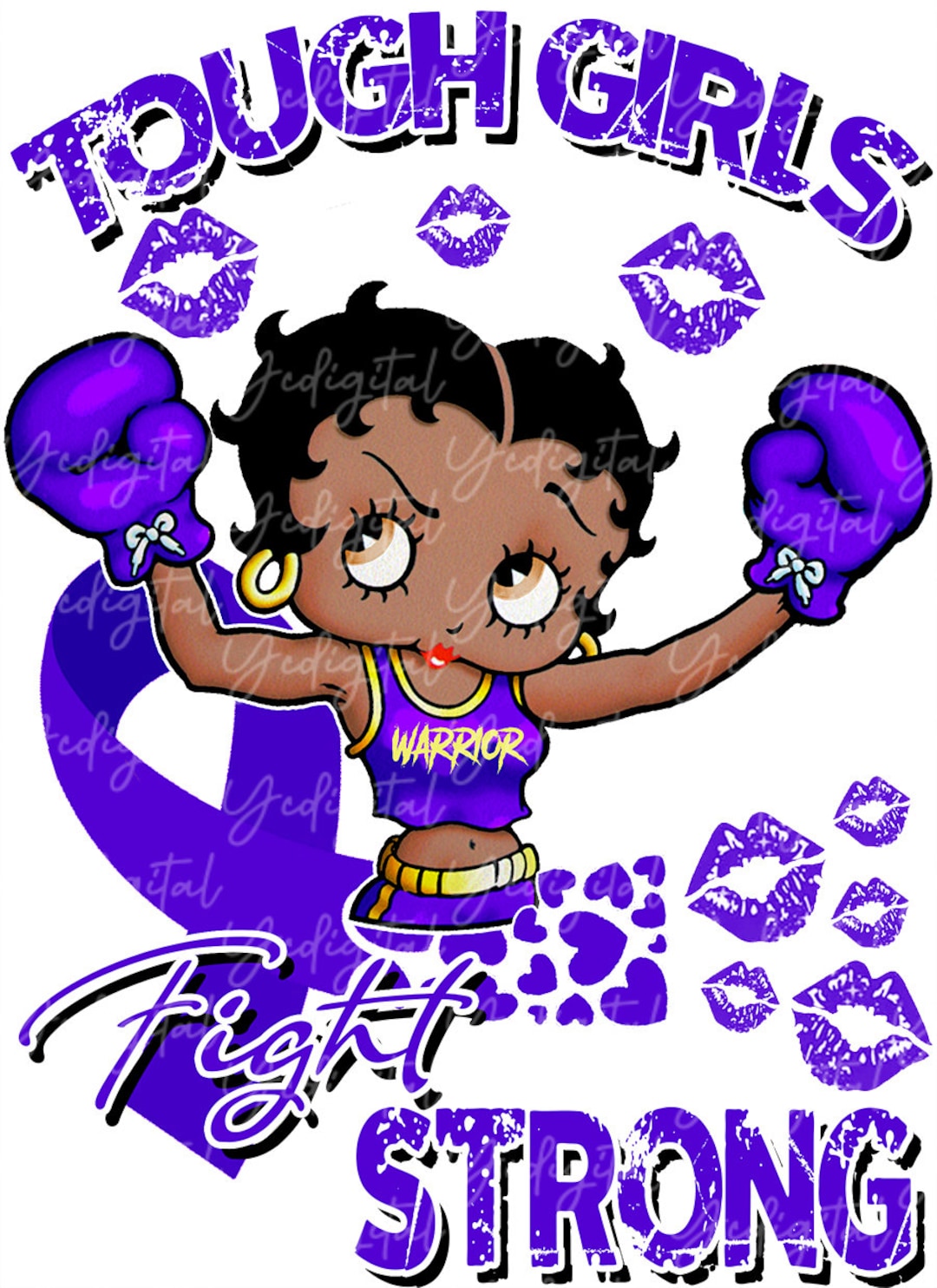 Tough Girls Awareness Digital PNG File | Lupus Cancer - Etsy