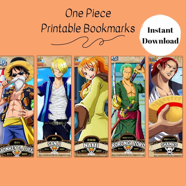 Printable Stickers One Piece - Etsy