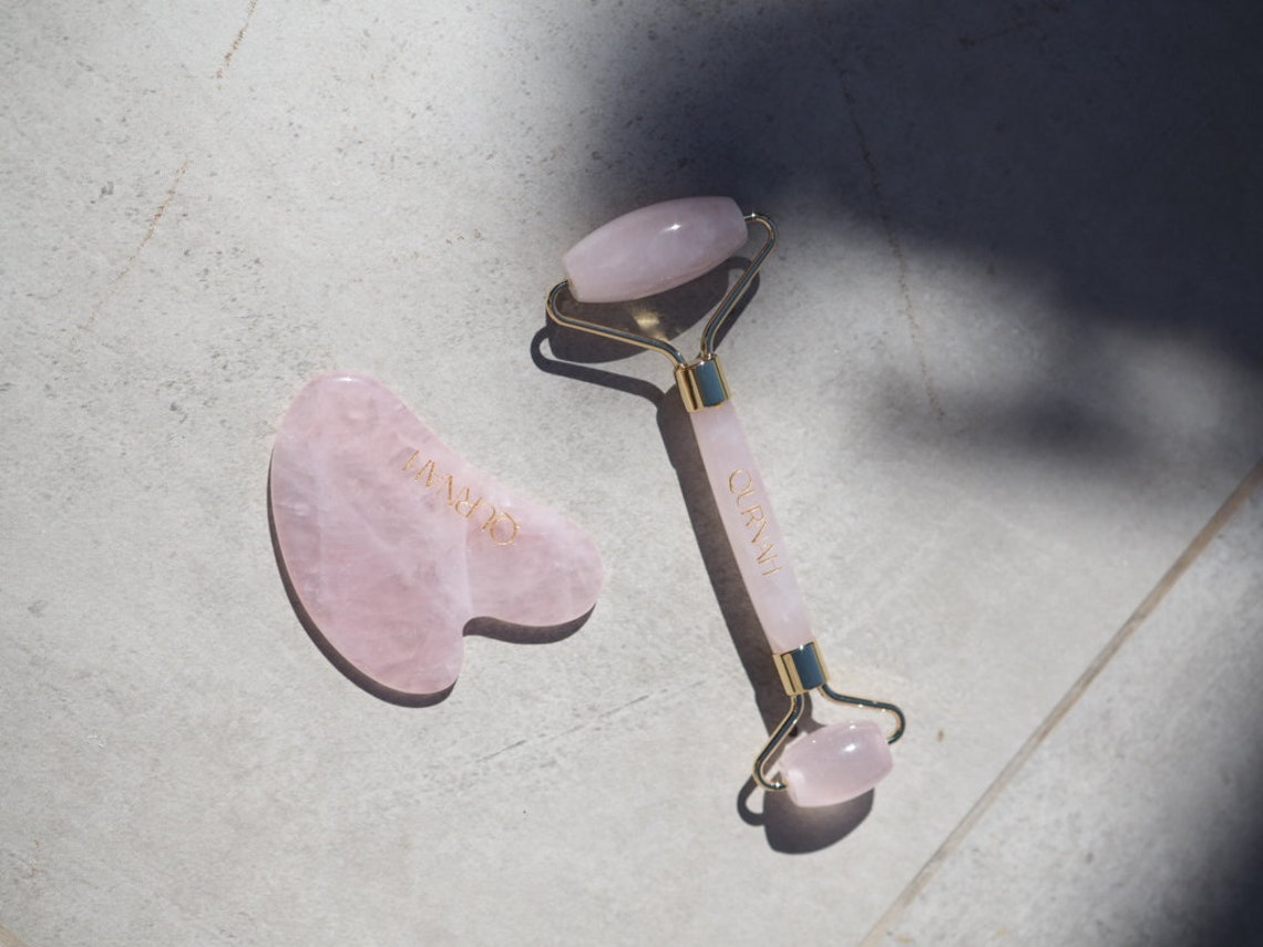 Rose Quartz Gua Sha | Self Care | Pink | Gift Real Stone | Spa Gift ...