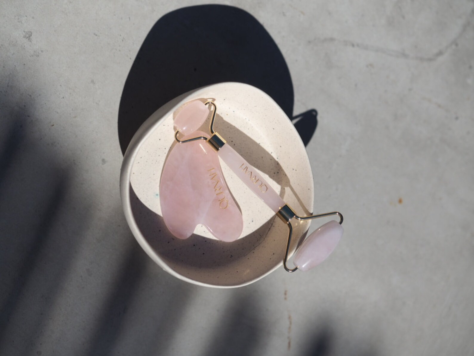 Rose Quartz Gua Sha | Self Care | Pink | Gift Real Stone | Spa Gift ...
