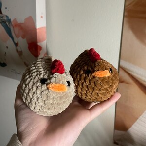 Crochet Amigurumi Chickens - Etsy
