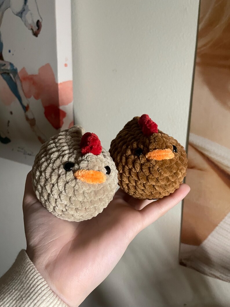 Crochet Amigurumi Chickens - Etsy