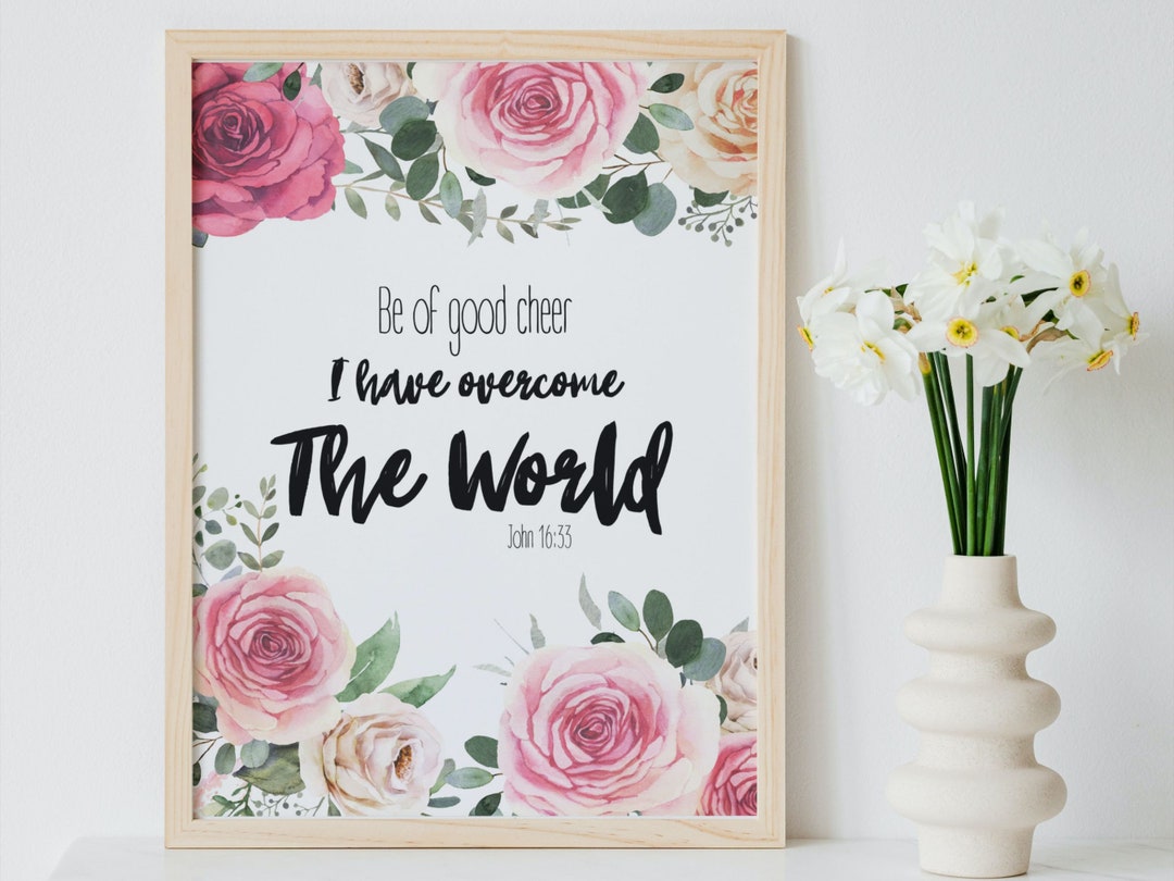 Printable Bible Verse Spring Printable Art Easter Church Decor ...