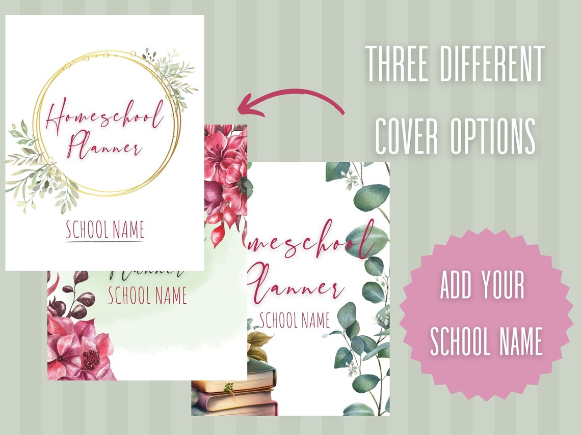 Homeschool Planner Editable Canva Template Editable - Etsy
