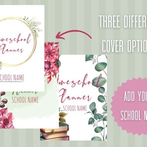 Homeschool Planner Editable Canva Template, Editable Homeschool Planner ...