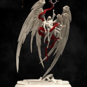 Fallen Angel Figure 3D Print File (STL) - Etsy