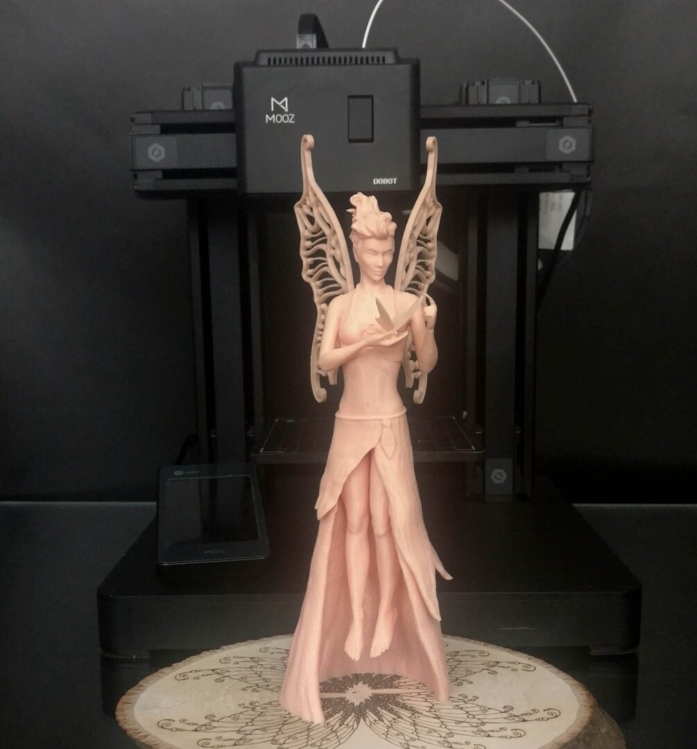 3d Stl Angel Woman Drawing File,digital Drawing File,3d Printer in ...