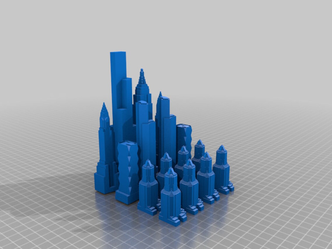 3d Stl Files for 3d Printing, 3d Stl Chess Set Model, Stl for Printing ...