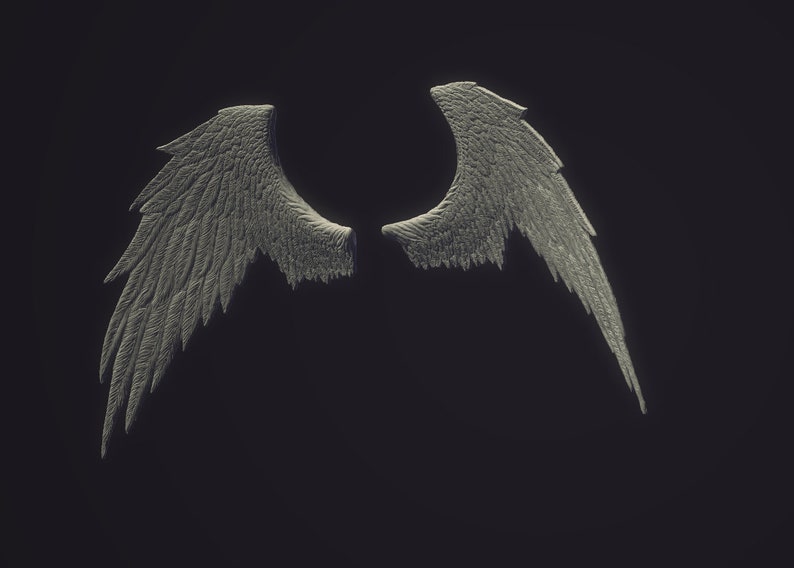 3d Stl Files for 3d Printing, 3d Stl Angel Wings Model, Stl for ...