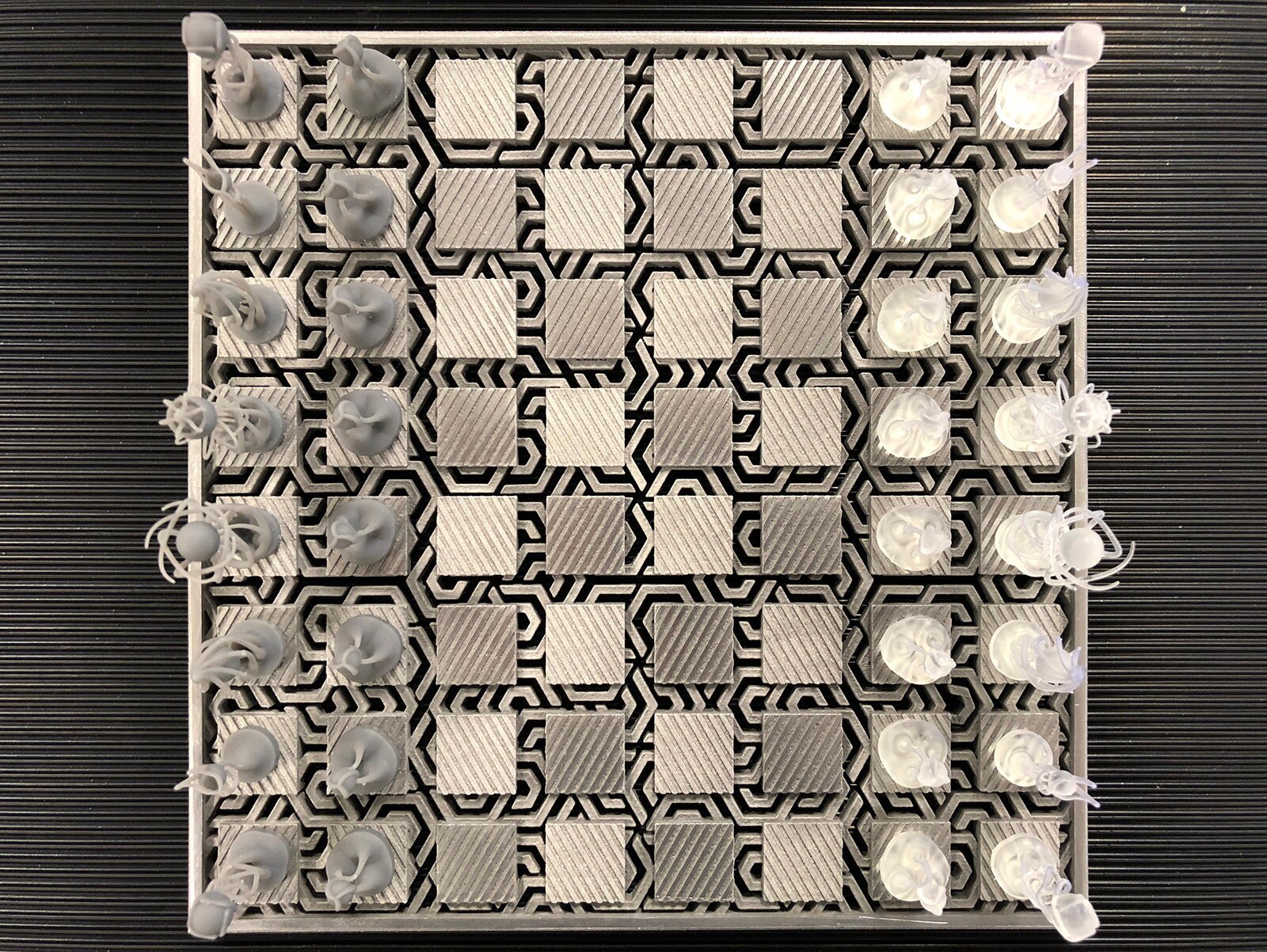 3d Chess Board Model 3d Stl Drawing Files 3d Printer and Cnc Machine 3d Chess Game Drawing Files ...