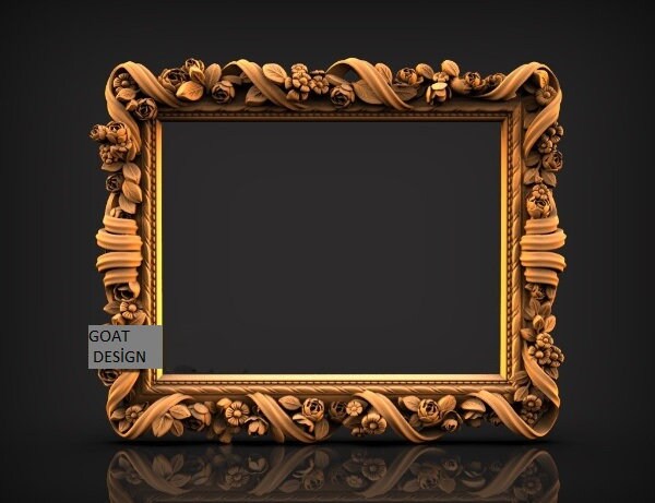 3d Frame Relief Model, 3d Stl Drawing Files for Cnc Machine-cnc Router ...