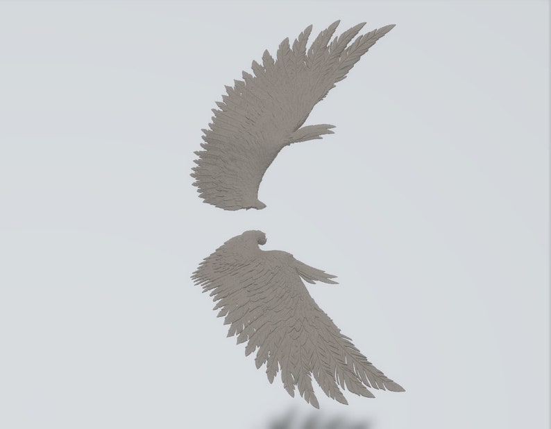 3d Stl Files for 3d Printing, 3d Stl Angel Wings Model, Stl for ...