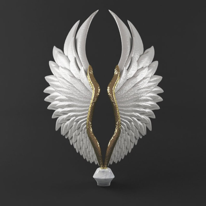 3d Stl Files for 3d Printing, 3d Stl Angel Wings Model, Stl for ...