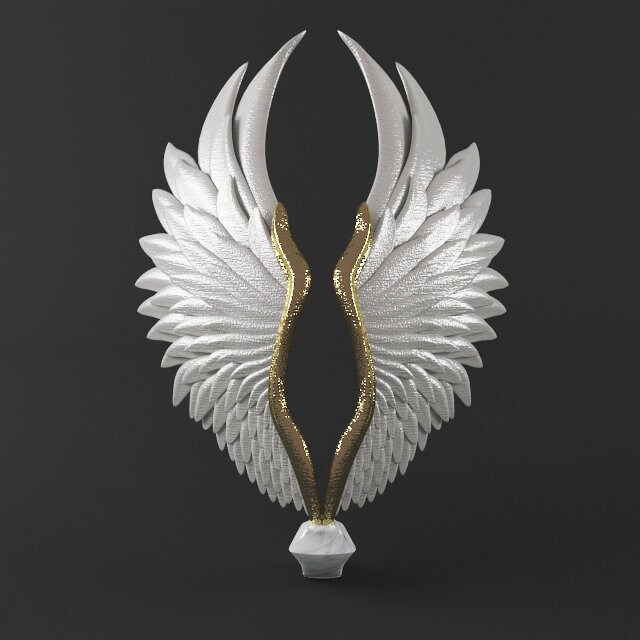 3d Stl Files for 3d Printing, 3d Stl Angel Wings Model, Stl for ...
