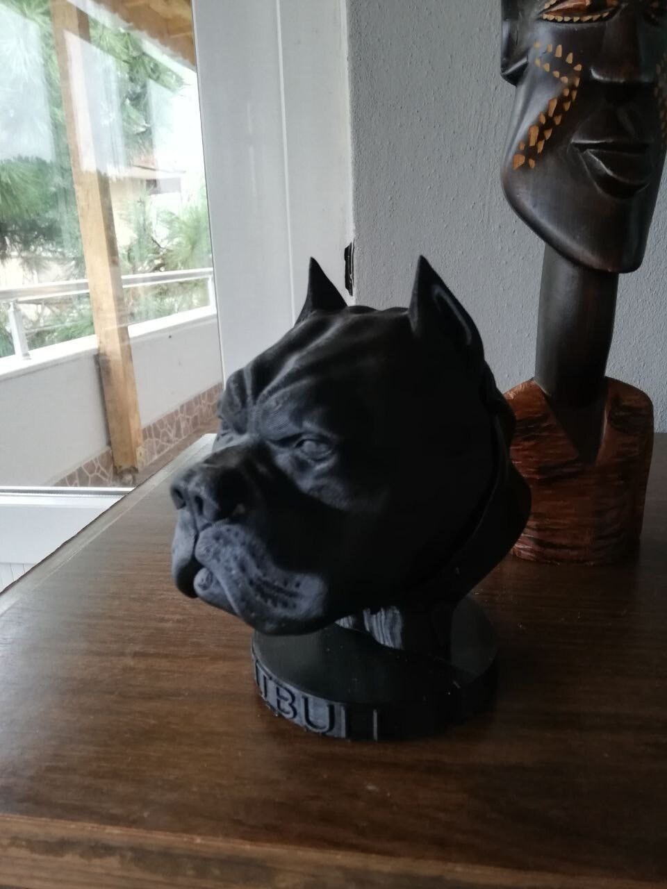 3d Stl Pitbull Head Drawing File,digital Drawing File,3d Printer in ...