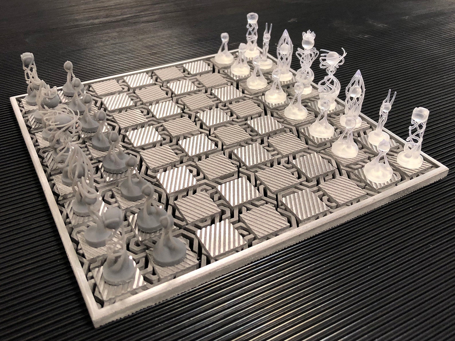 3d Chess Board Model 3d Stl Drawing Files 3d Printer and Cnc Machine 3d ...