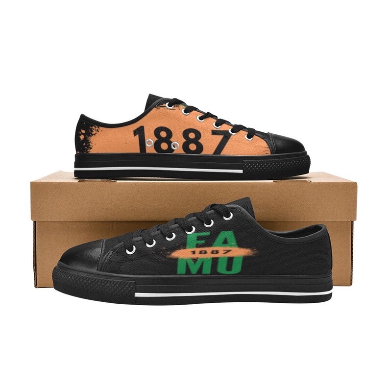 FAMU 1887 Orange Shoes **pre-order** - Etsy