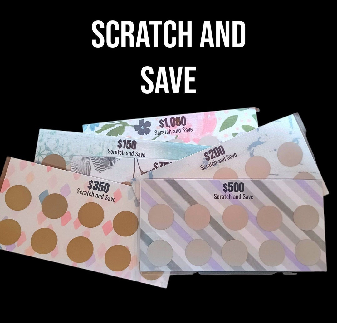 Scratch and Save Savings Challenge, Scratch off Challenge, Savings ...