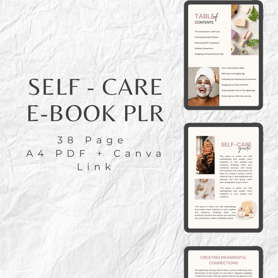 Self-care Guide E-book (38 Pages) - Unlock Wellness and Create ...