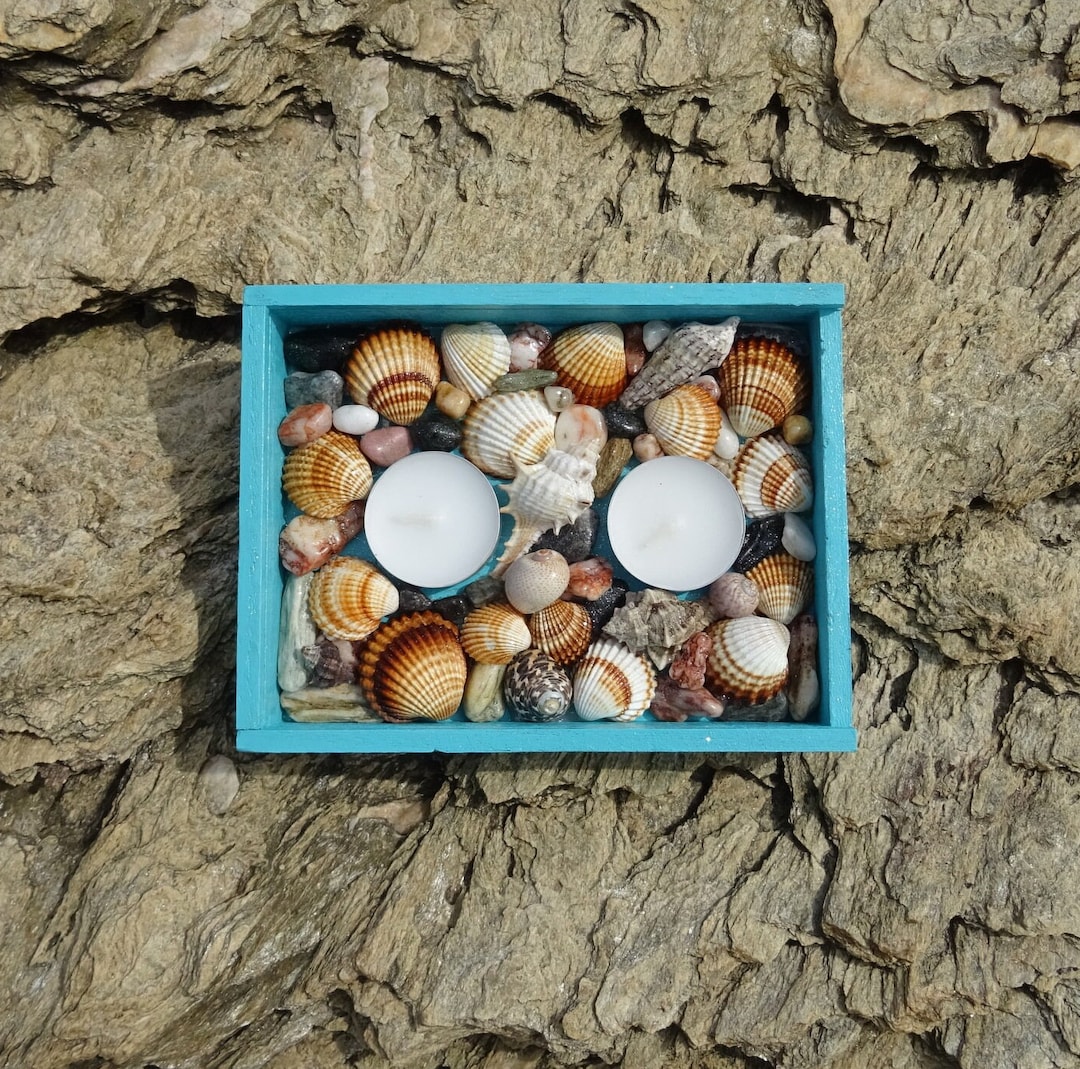 Sea Shell Candle Holder Aegean Sea Handmade 3D Luxury - Etsy