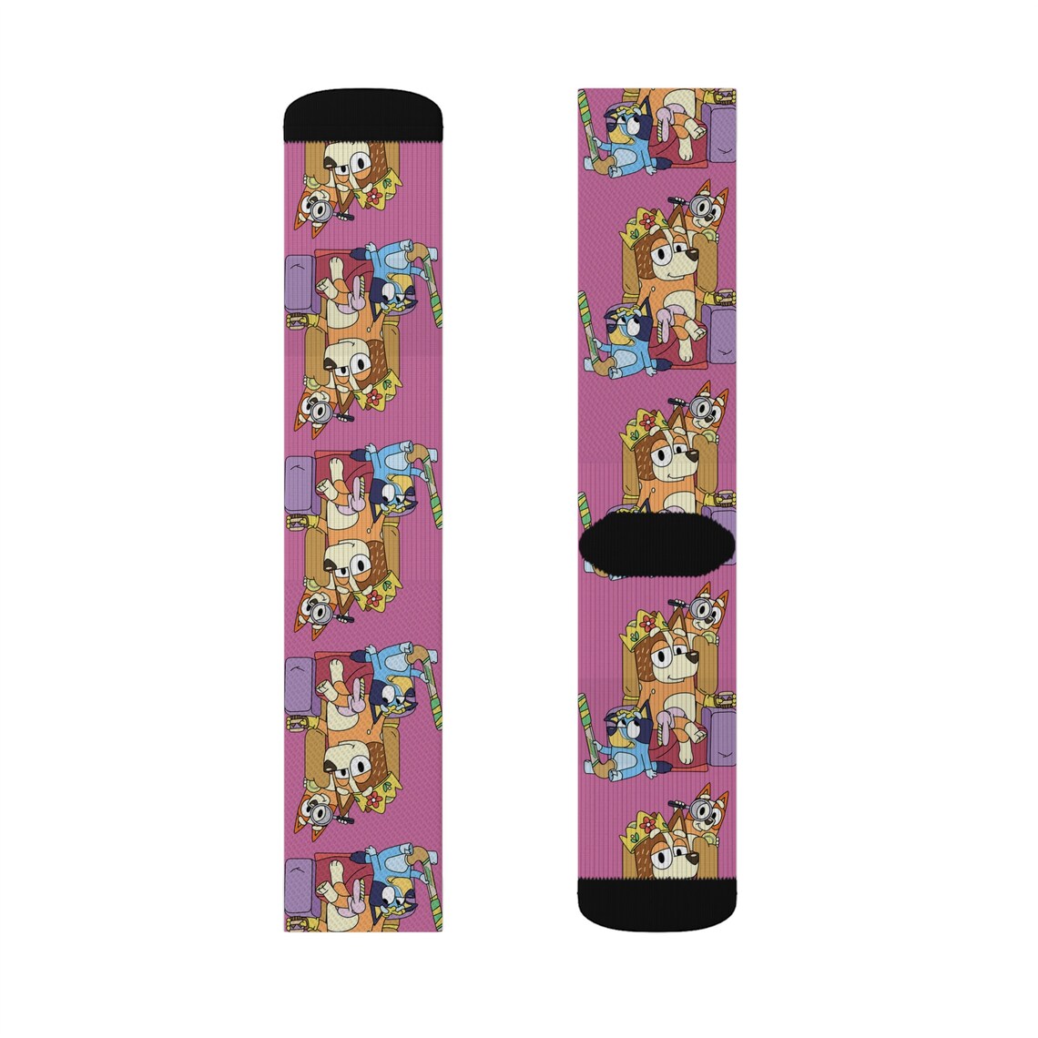 Bluey Queen Mom Socks - Etsy