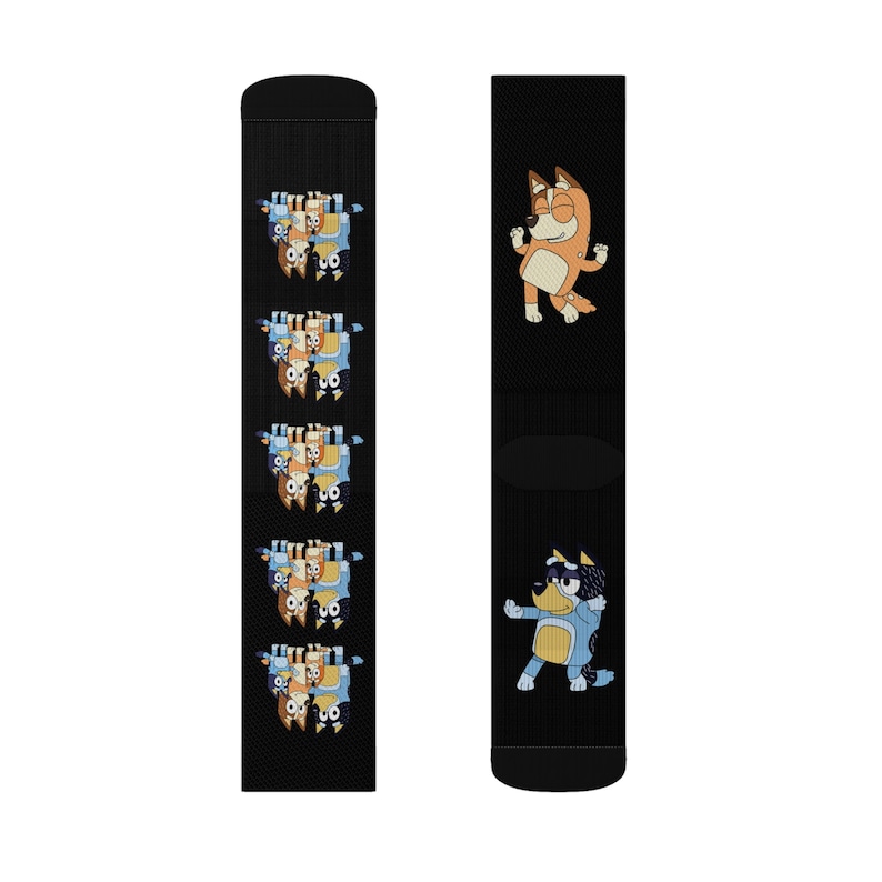 Bluey Family Socks - Etsy