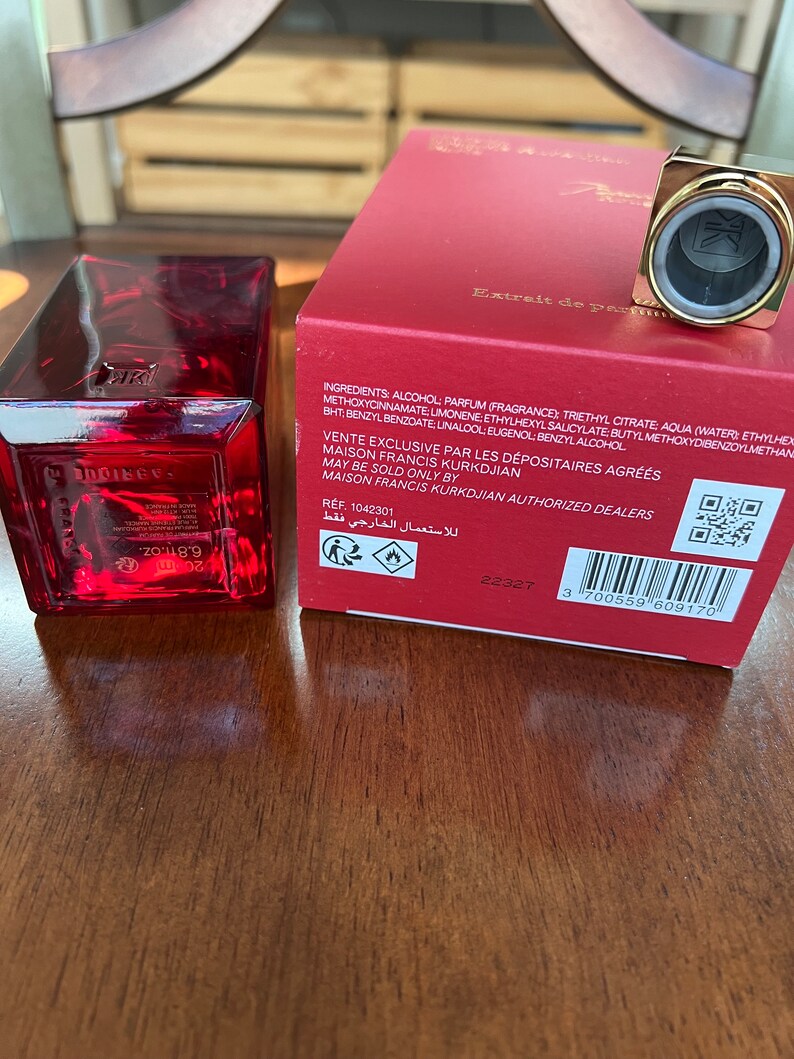 Baccarat Rouge 540 Perfume Sample Almond, Saffron, Jasmine, Woody ...
